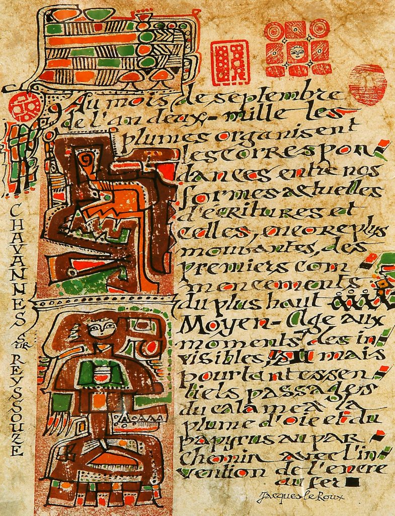 Jacques Le Roux et la Calligraphie - Musée Chintreuil